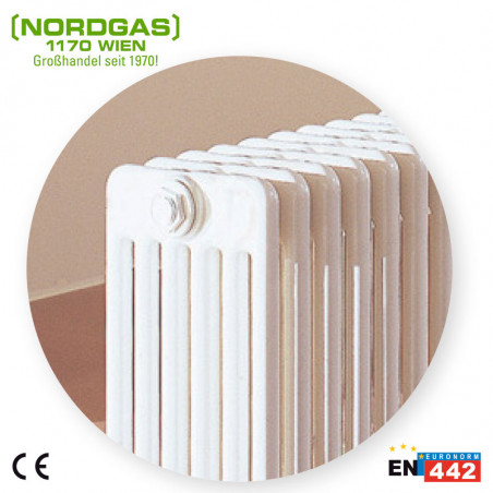 Rohr-Radiator 6-säulig